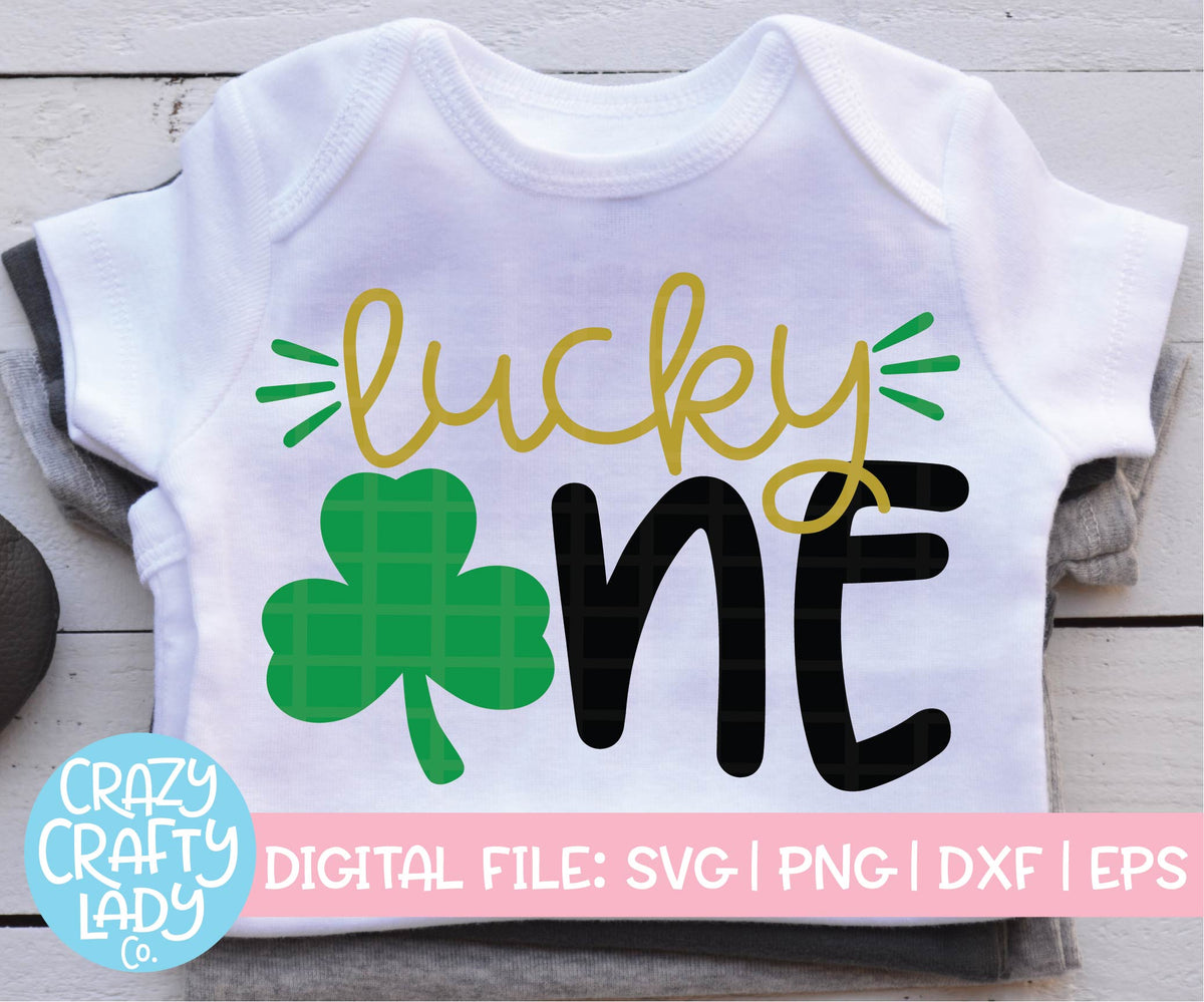 Lucky One SVG Cut File – Crazy Crafty Lady Co.